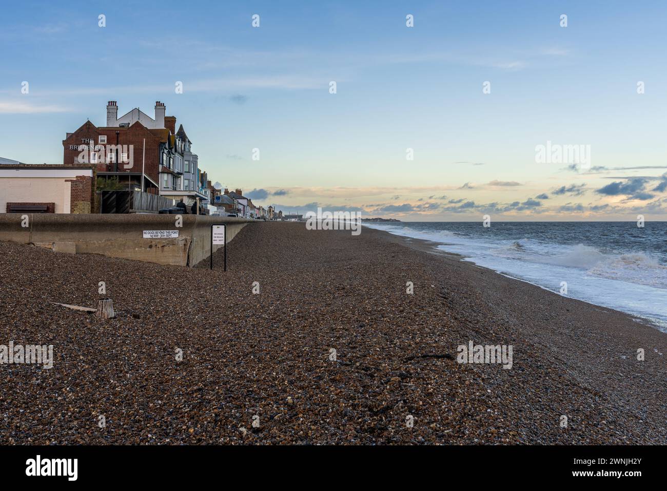 Slaughden, Suffolk, England, UK - November 16, 2022: The beach and ...