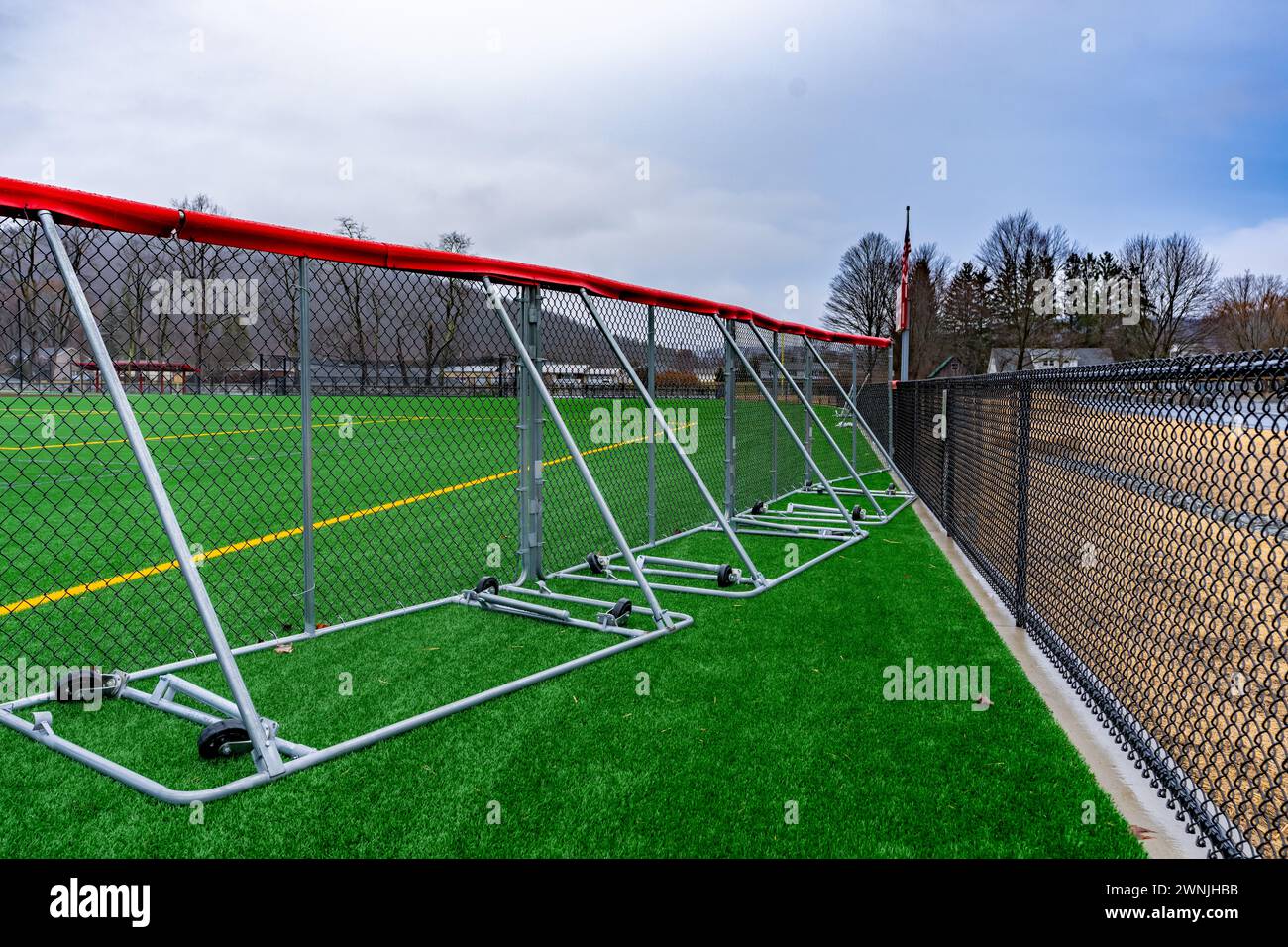 Combination fence hi-res stock photography and images - Alamy