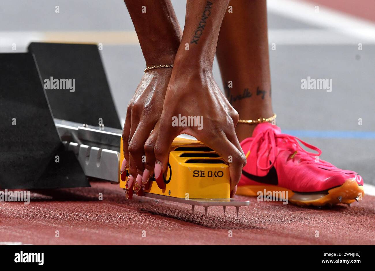 Glasgow, Britain. 2nd Mar, 2024. Alexis Holmes of the United States ...