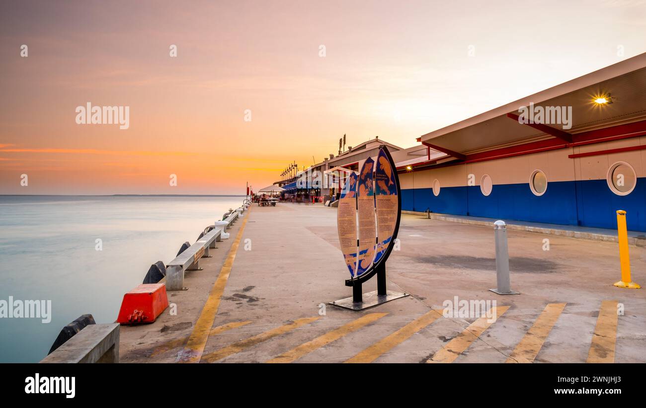Historic Stokes Hill Wharf in Darwin Stock Photo - Alamy