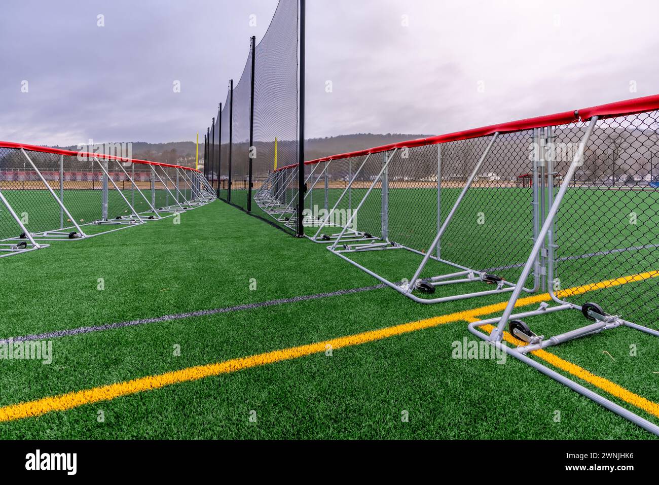 Portable fence hi-res stock photography and images - Alamy