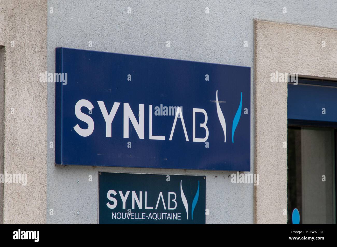 Bordeaux , France - 02 29 2024 : Synlab logo brand and text sign front ...