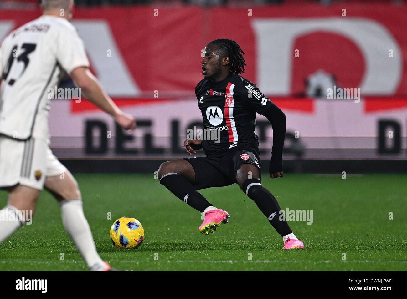 Warren Bondo (Monza) during the Italian Serie A match between Monza 1-4 ...