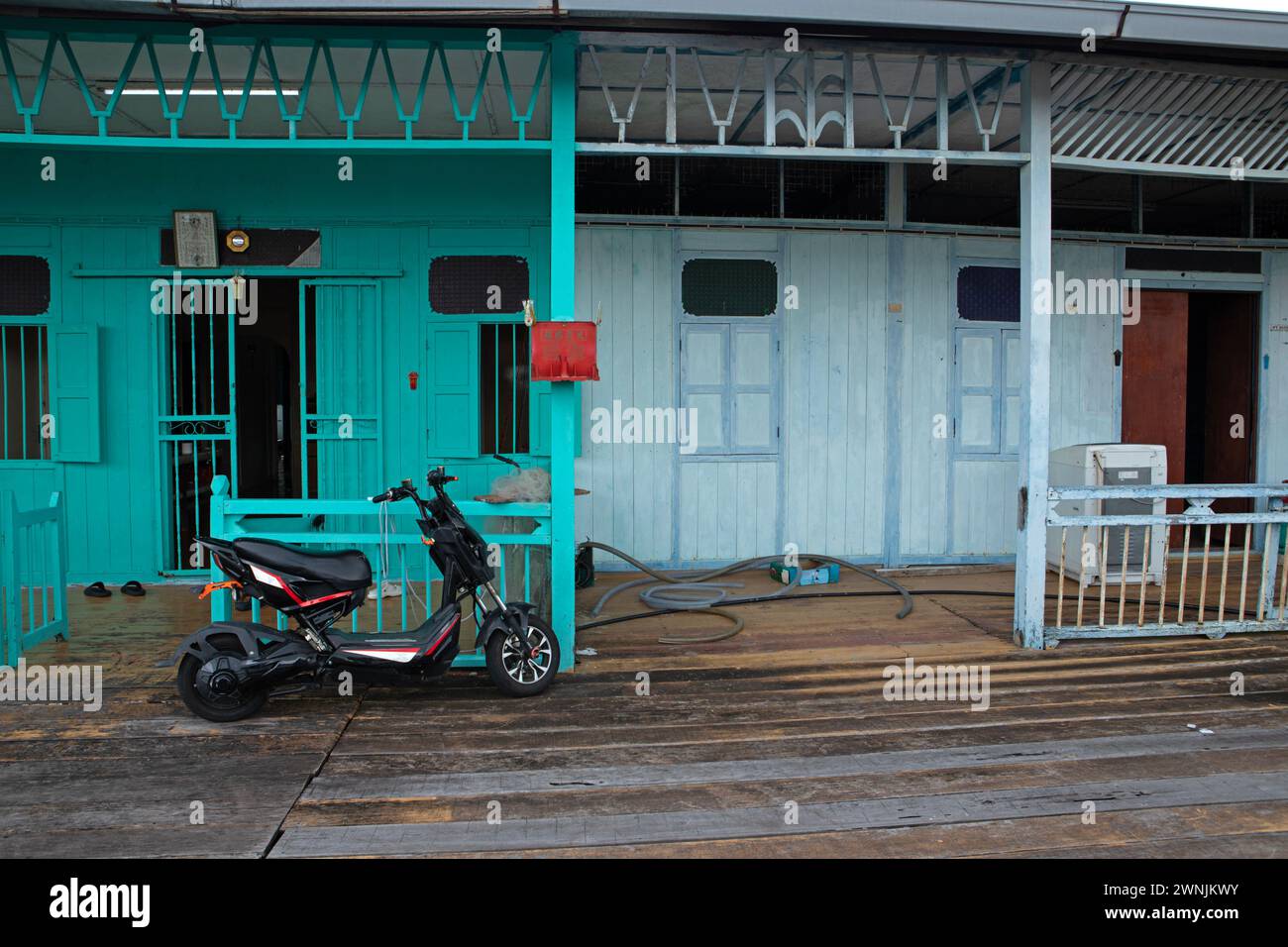 Pulau Ketam Crab Island fisherman Village Malaysia Stock Photo - Alamy