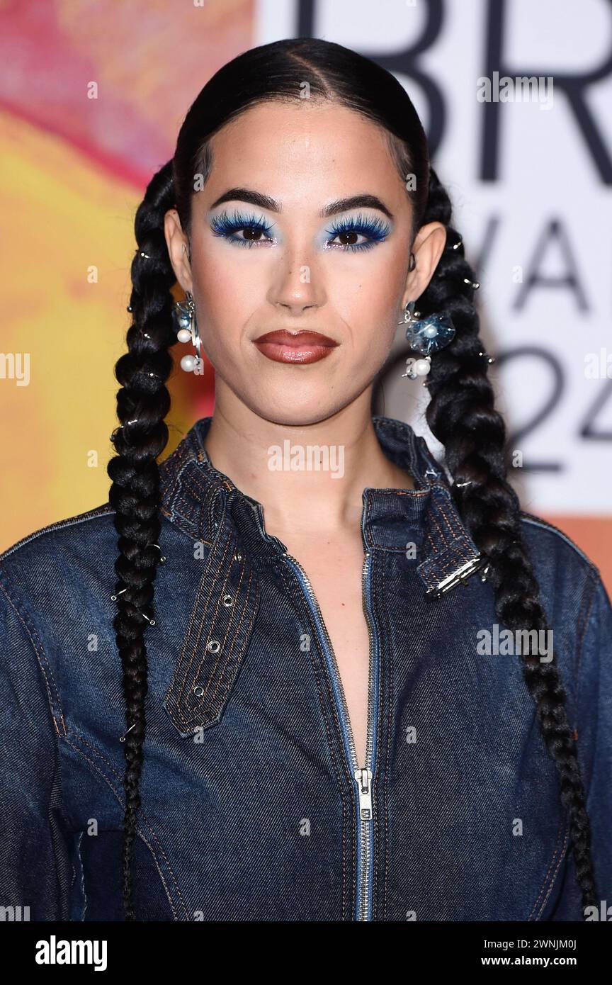 Jazzy bei der Verleihung der 44. BRIT Awards 2023 in der O2 Arena ...