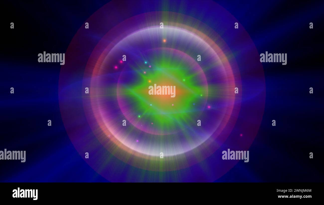 atom light ray glow abstract, 3d render illustration Stock Photo - Alamy