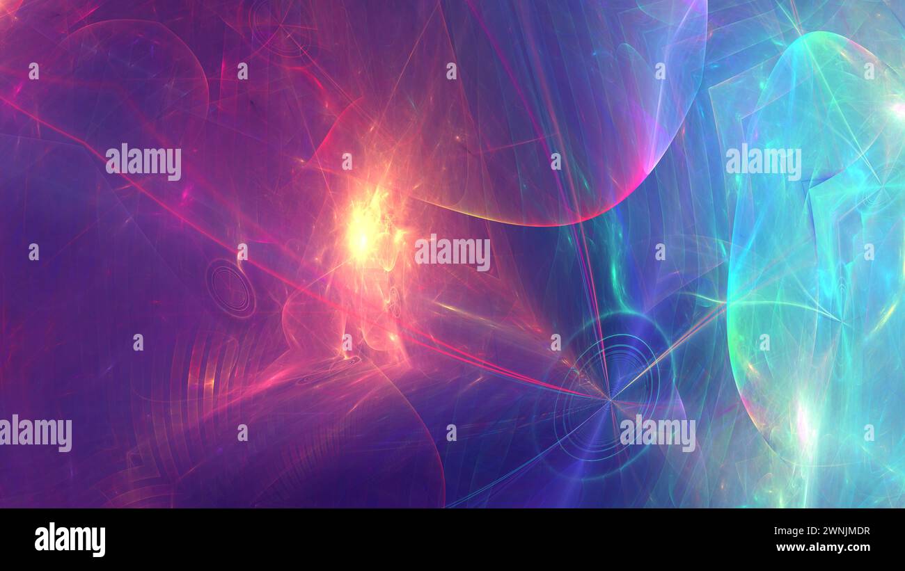 space nebula color smoke abstract illustration render Stock Photo - Alamy