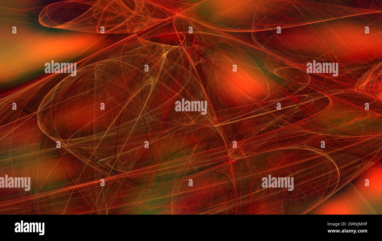 line smoke abstract background illustration render Stock Photo - Alamy