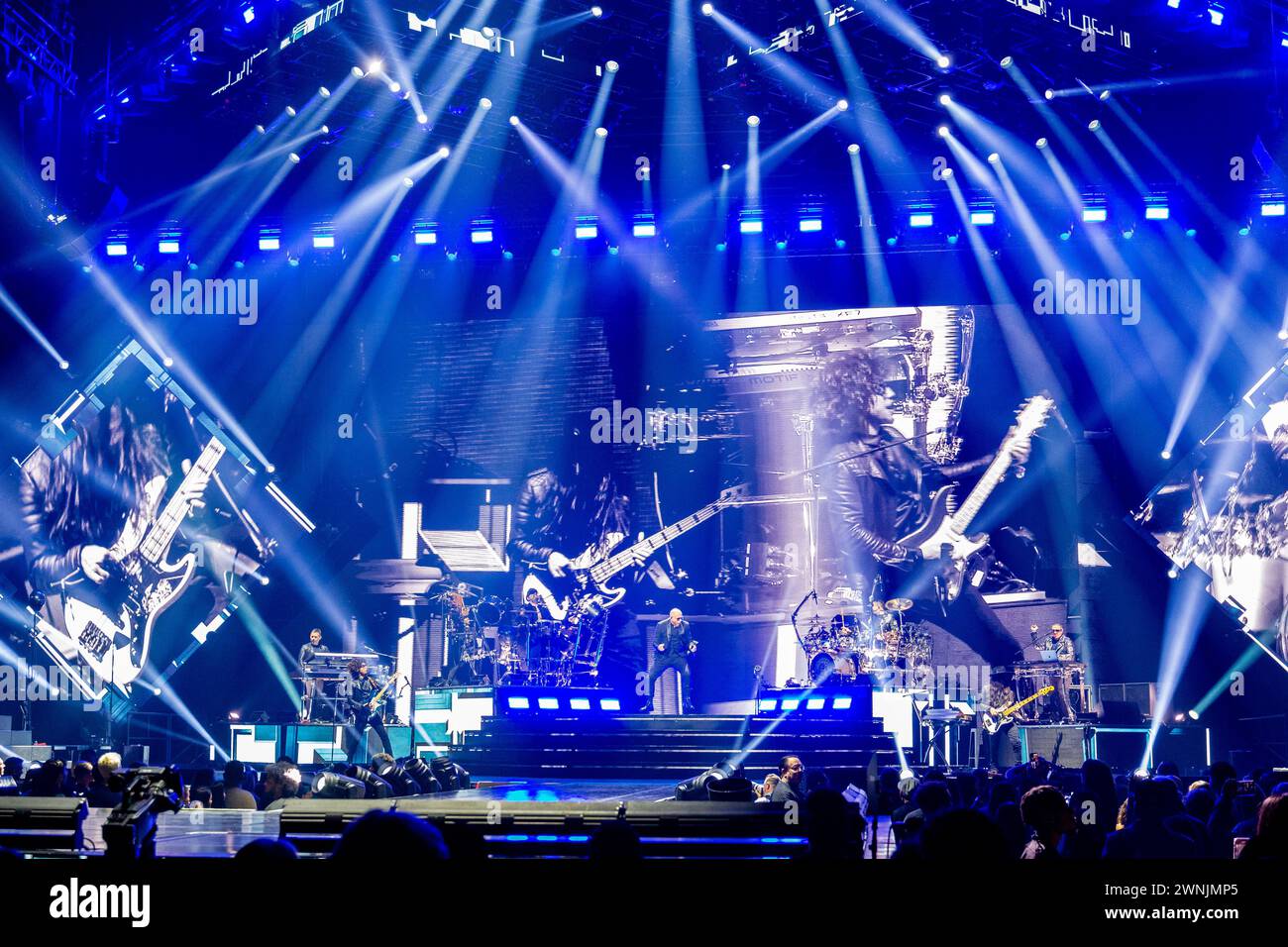 American hip hop and pop artist, Pitbull, performs on stage as part of ...