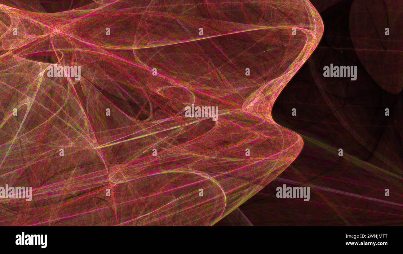 line smoke abstract background illustration render Stock Photo - Alamy