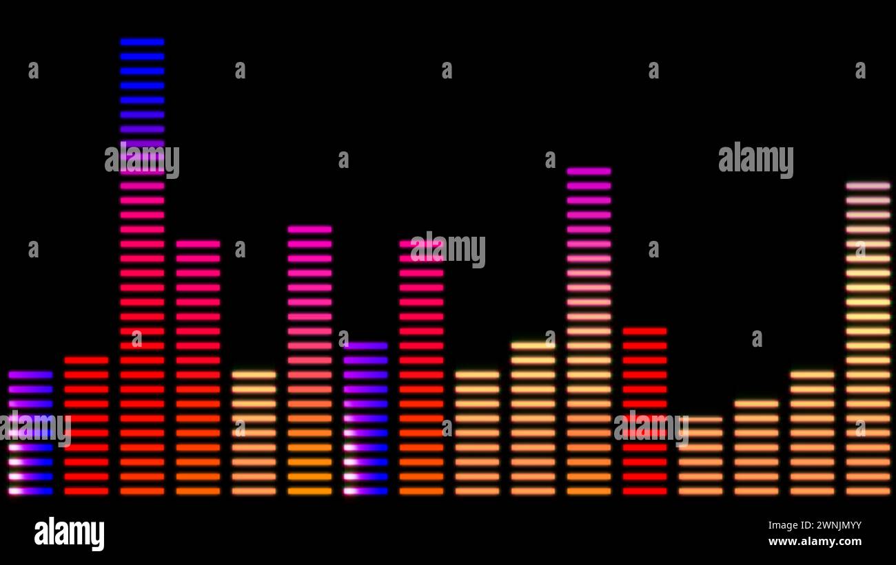 Digital equalizer bar graph, Sound Equalizer Abstract Background ...