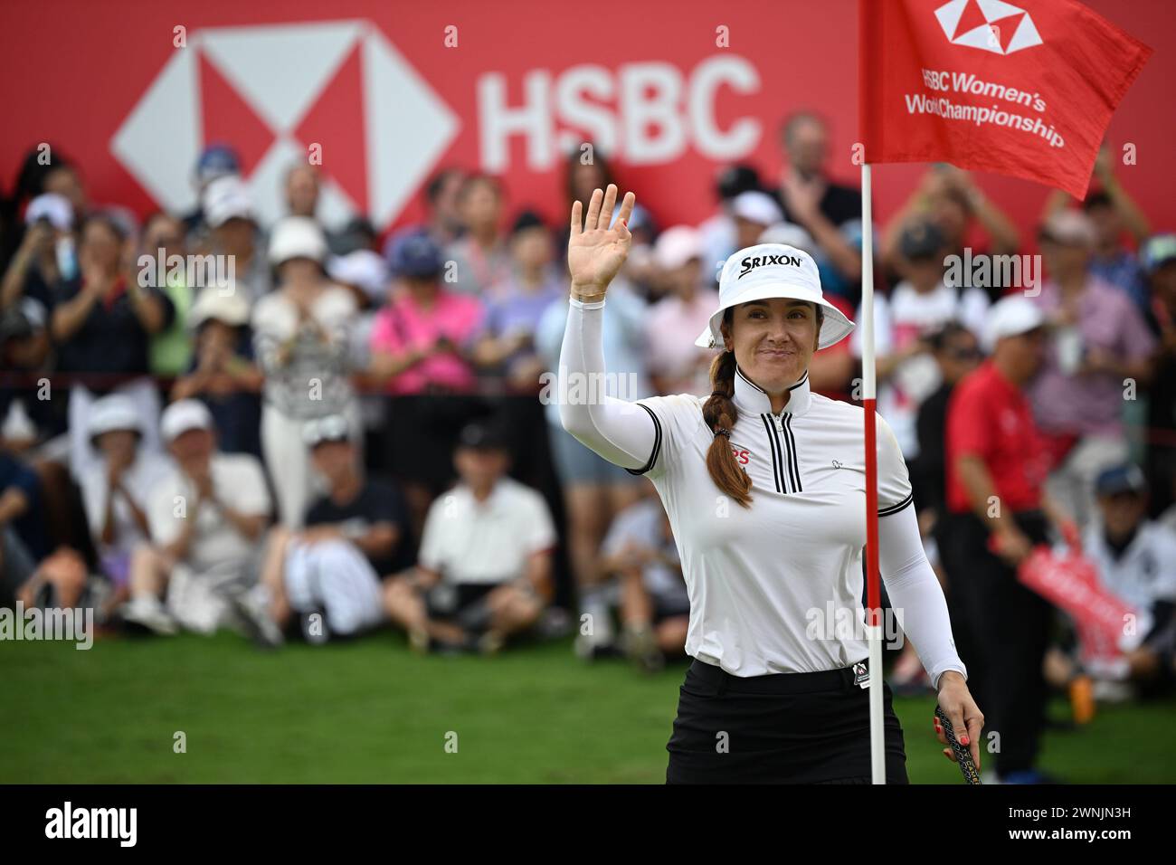 Singapore. 3rd Mar, 2024. Hannah Green of Australia celebrates after ...
