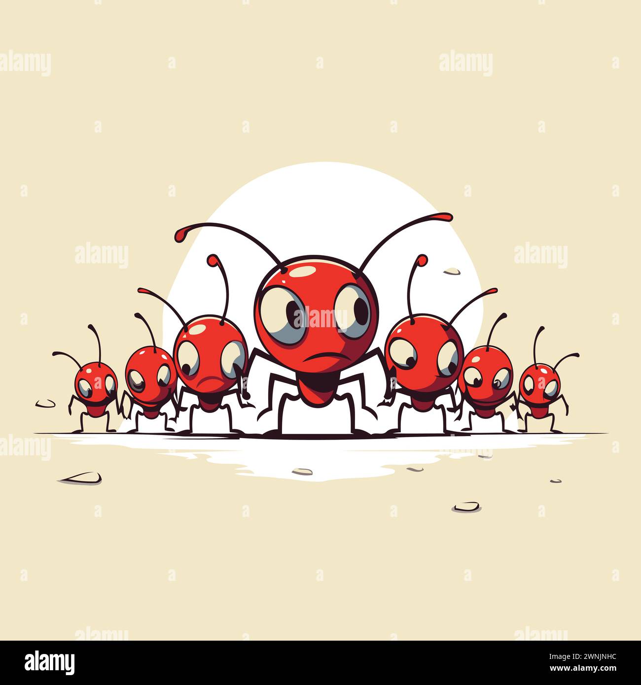 Funny ants Stock Vector Images - Alamy