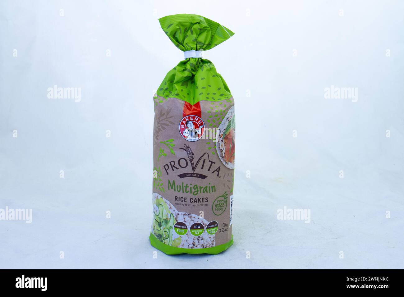 Johannesburg, South Africa - a packet of ProVita rice cakes isolated on ...