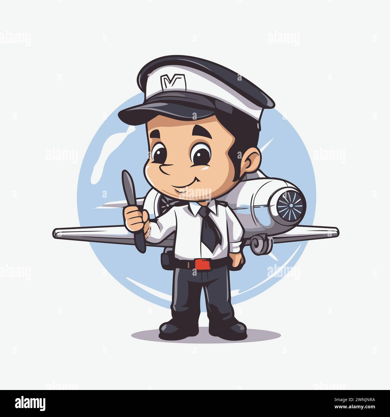 Airplane mascot hi-res stock photography and images - Alamy
