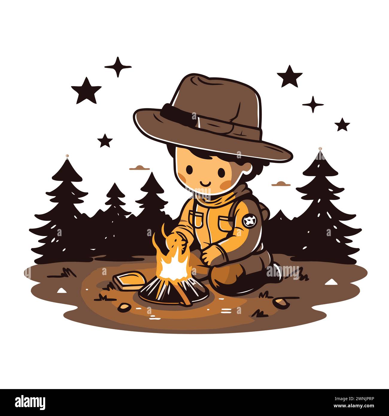 Bonfire boy Cut Out Stock Images & Pictures - Alamy
