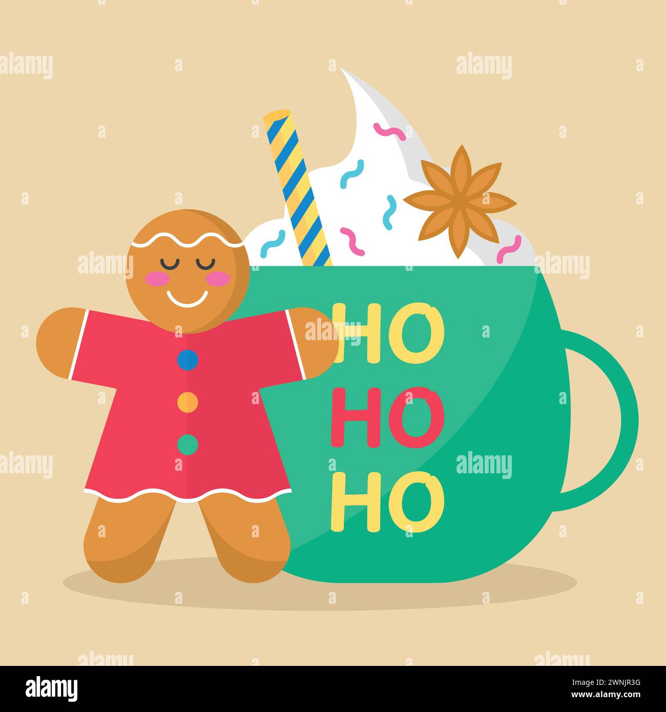 Brown cow chocolate milk Stock Vector Images - Alamy