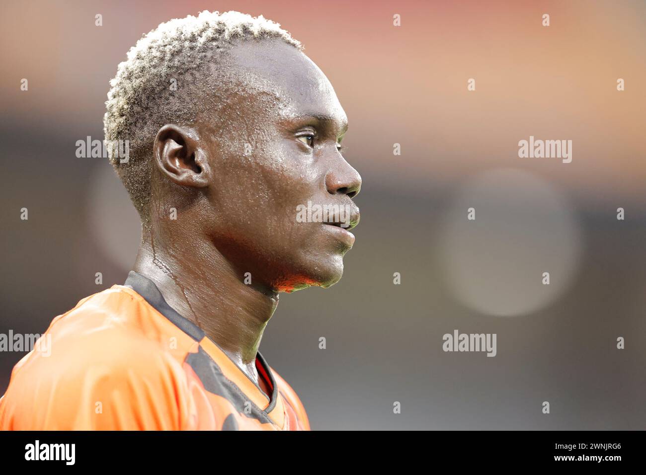 Brisbane, Australia, March 3rd 2024: Head shot of Ayom Majok (99 ...