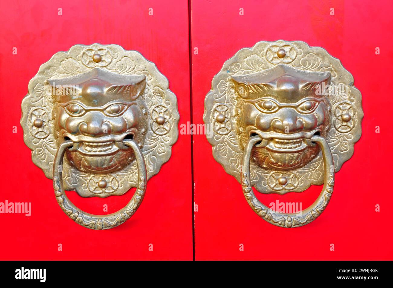 Ancient architecture doornail and door knocker Stock Photo - Alamy