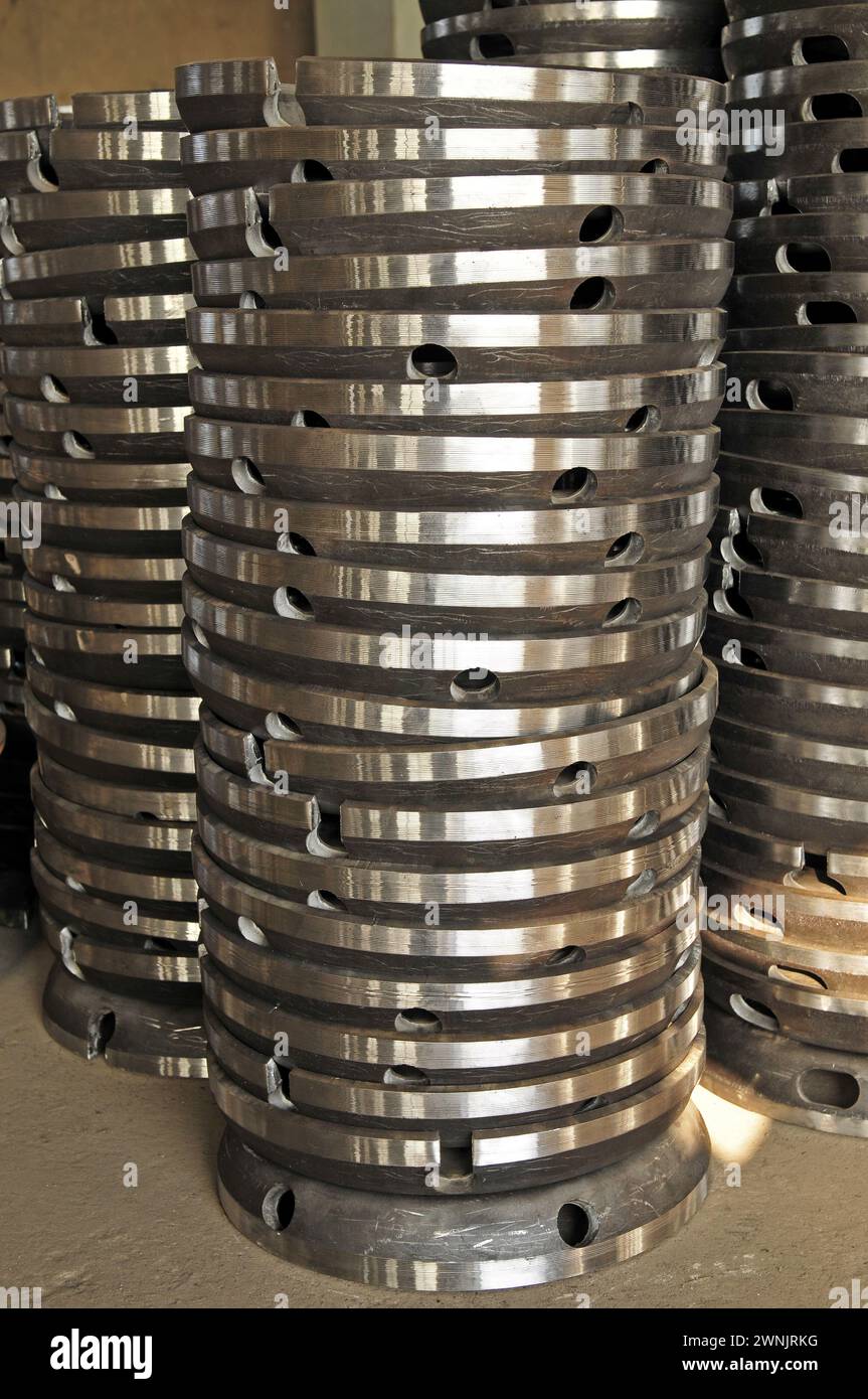 Round steel roller bearings Stock Photo - Alamy