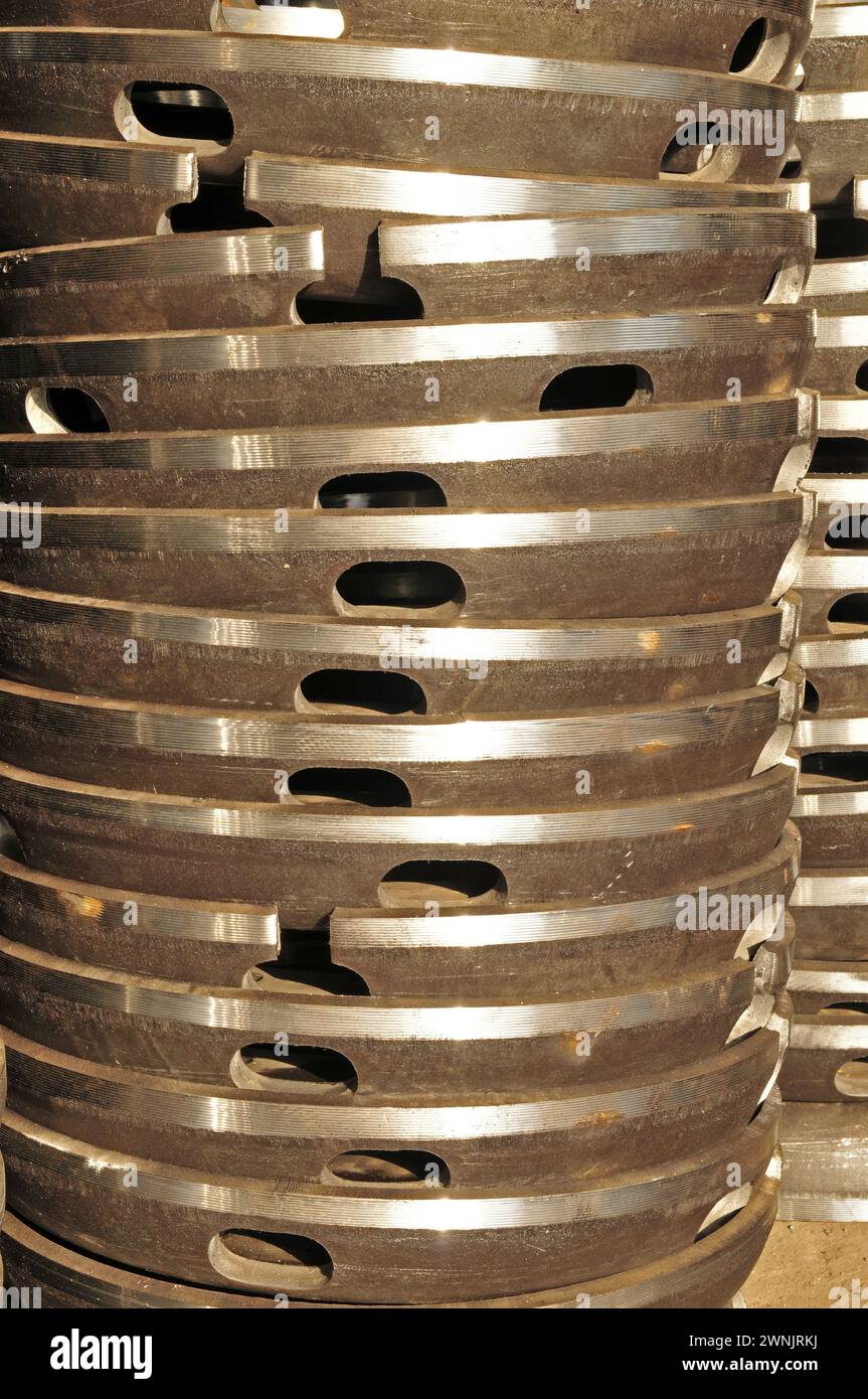 Round steel roller bearings Stock Photo - Alamy