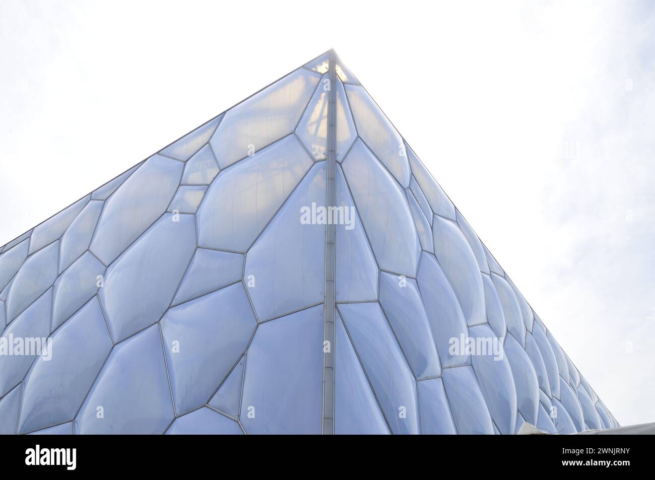 The water cube swimming pool building in Beijing Stock Photo - Alamy