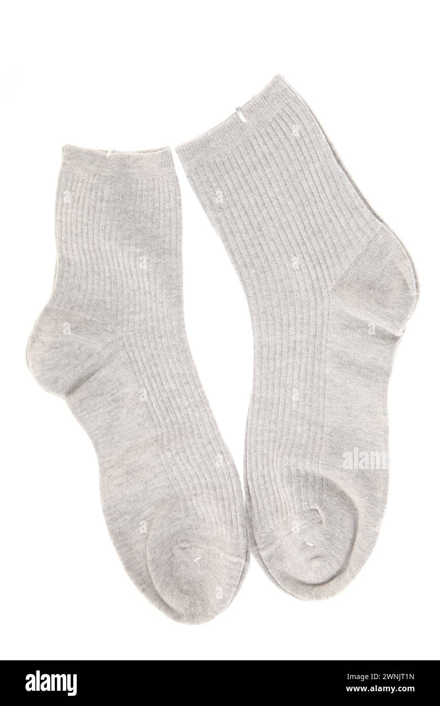 Socks on a white background Stock Photo - Alamy
