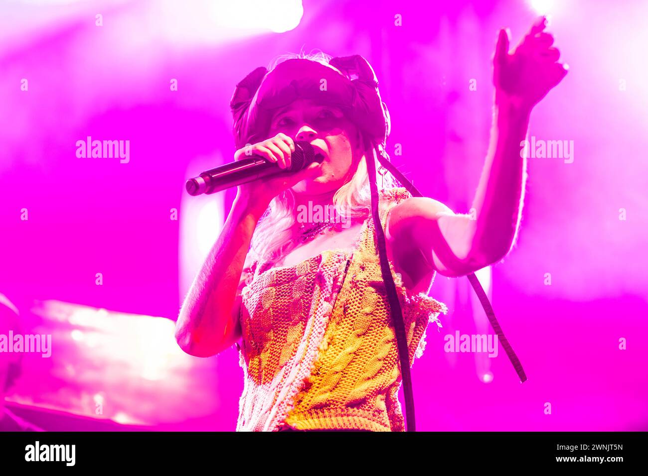 Milan, Italy. 02nd Mar, 2024. The Swedish singer-songwriter Hanna ...