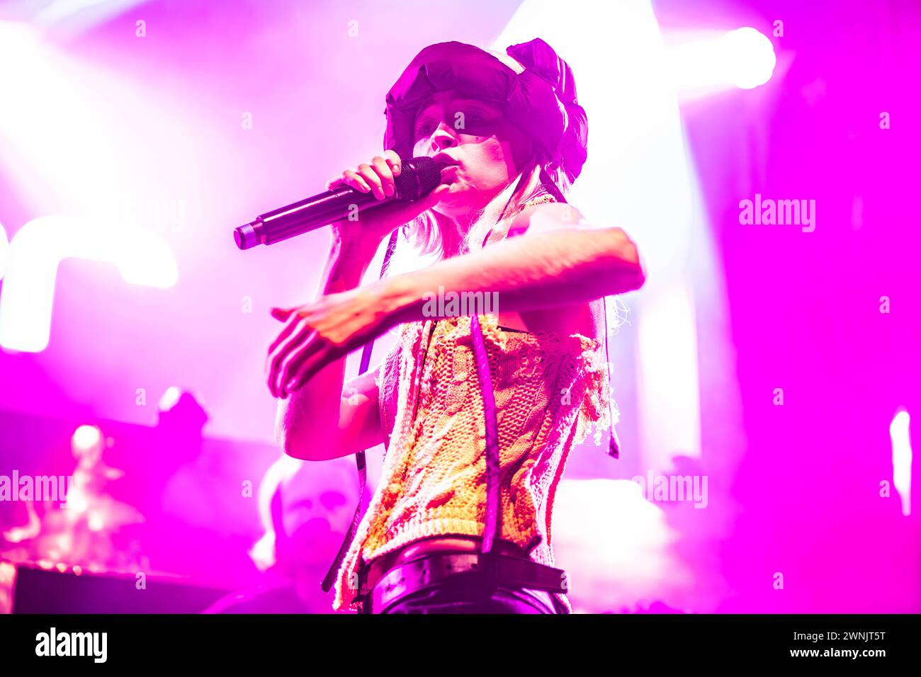 Milan, Italy. 02nd Mar, 2024. The Swedish singer-songwriter Hanna ...