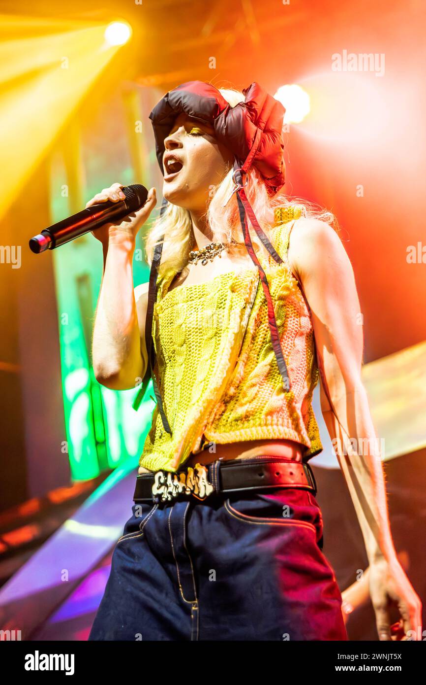 Milan, Italy. 02nd Mar, 2024. The Swedish singer-songwriter Hanna ...