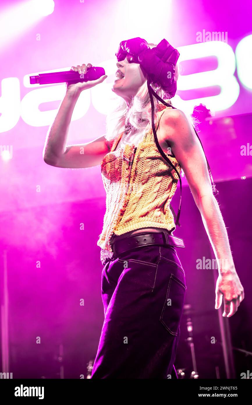 Milan, Italy. 02nd Mar, 2024. The Swedish singer-songwriter Hanna ...