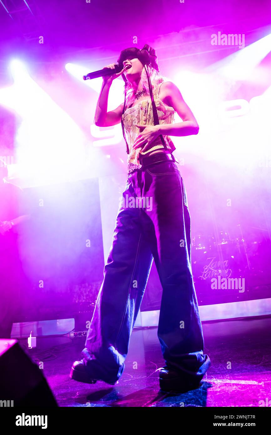 Milan, Italy. 02nd Mar, 2024. The Swedish singer-songwriter Hanna ...