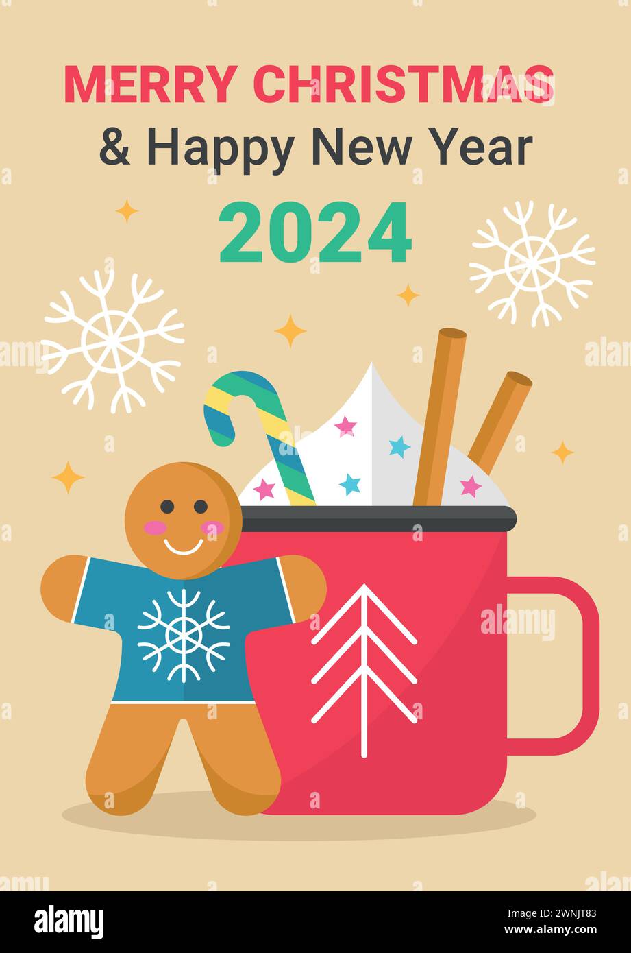 Gingerbread man in coffee Stock Vector Images - Alamy