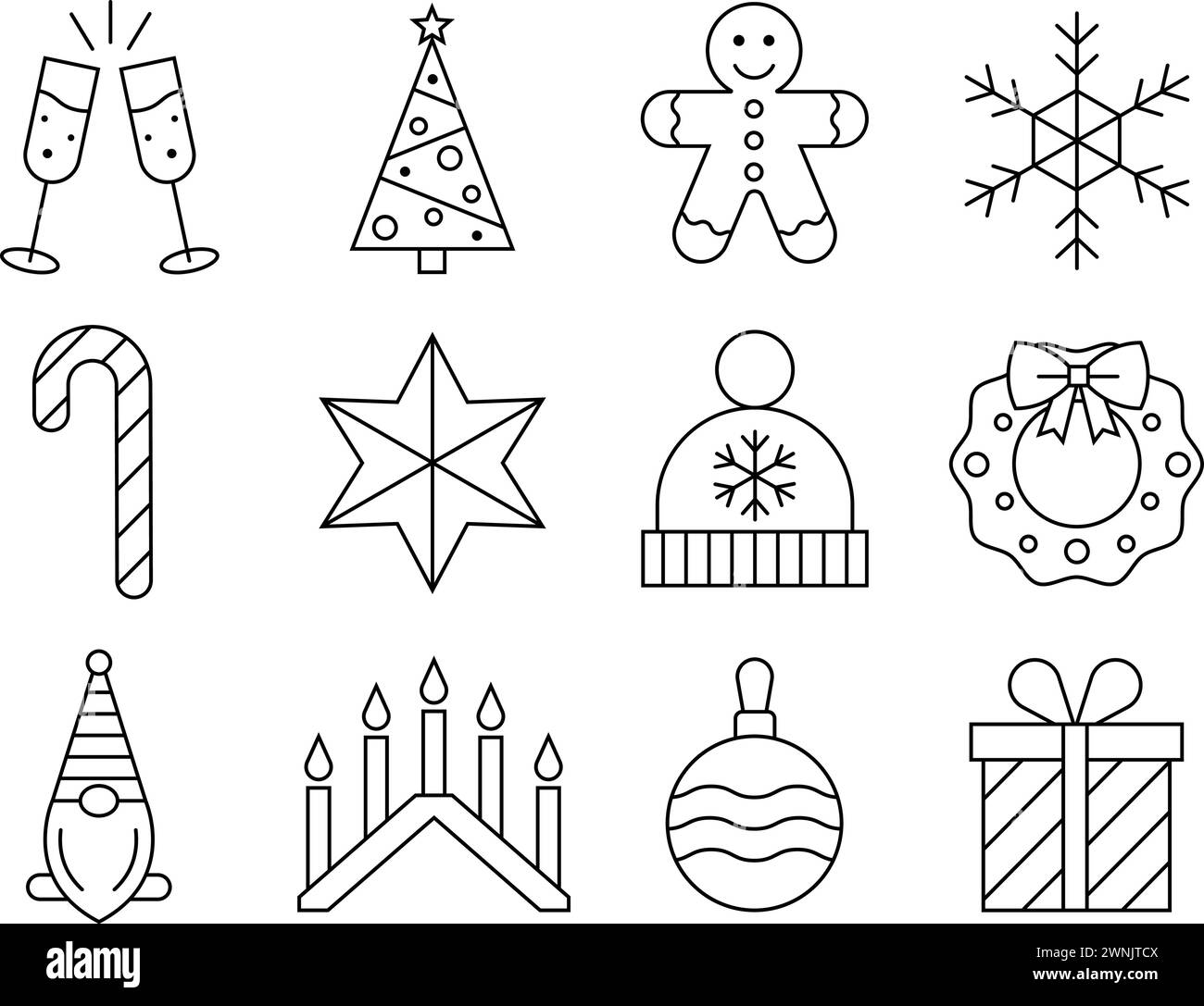 Musical christmas tree Black and White Stock Photos & Images - Alamy