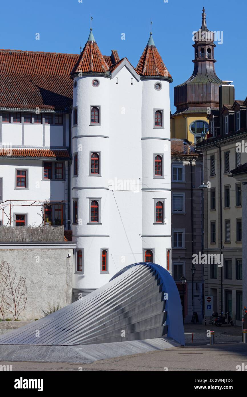 Historical center of St. Gallen, historical buildings around Abbey of ...