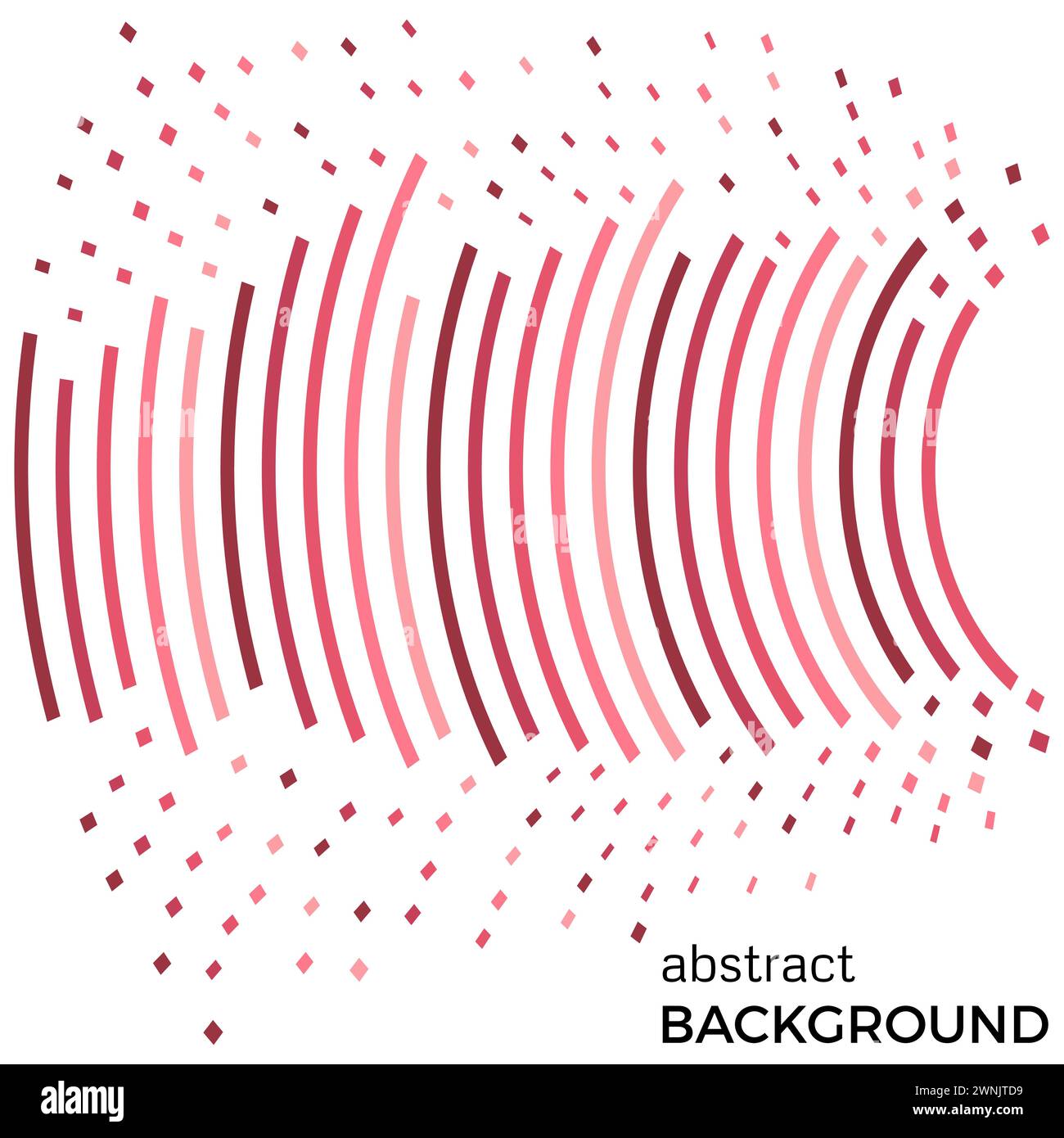 Red circular lines abstract Cut Out Stock Images & Pictures - Alamy
