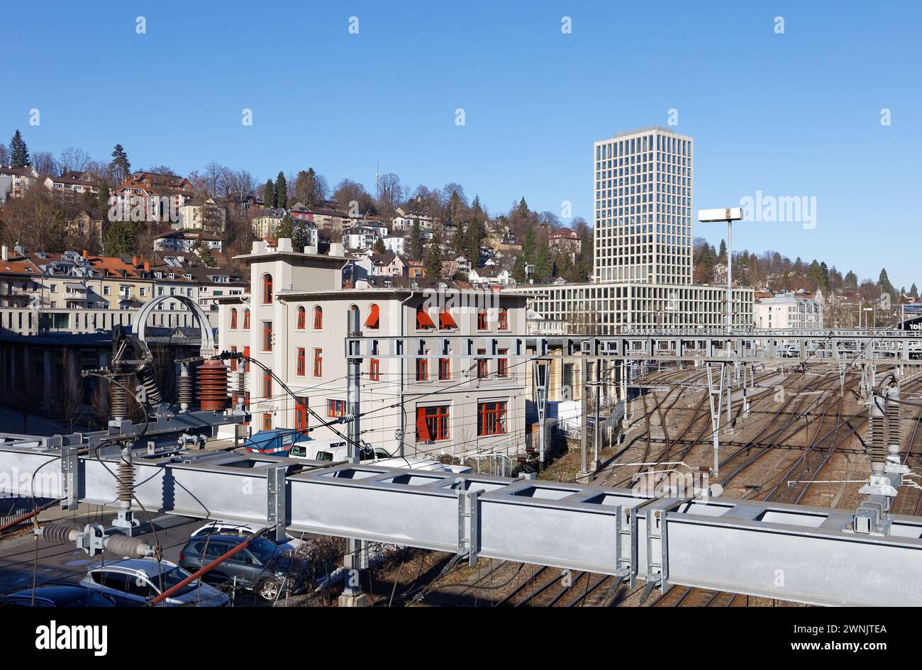 St gallen station hi-res stock photography and images - Alamy