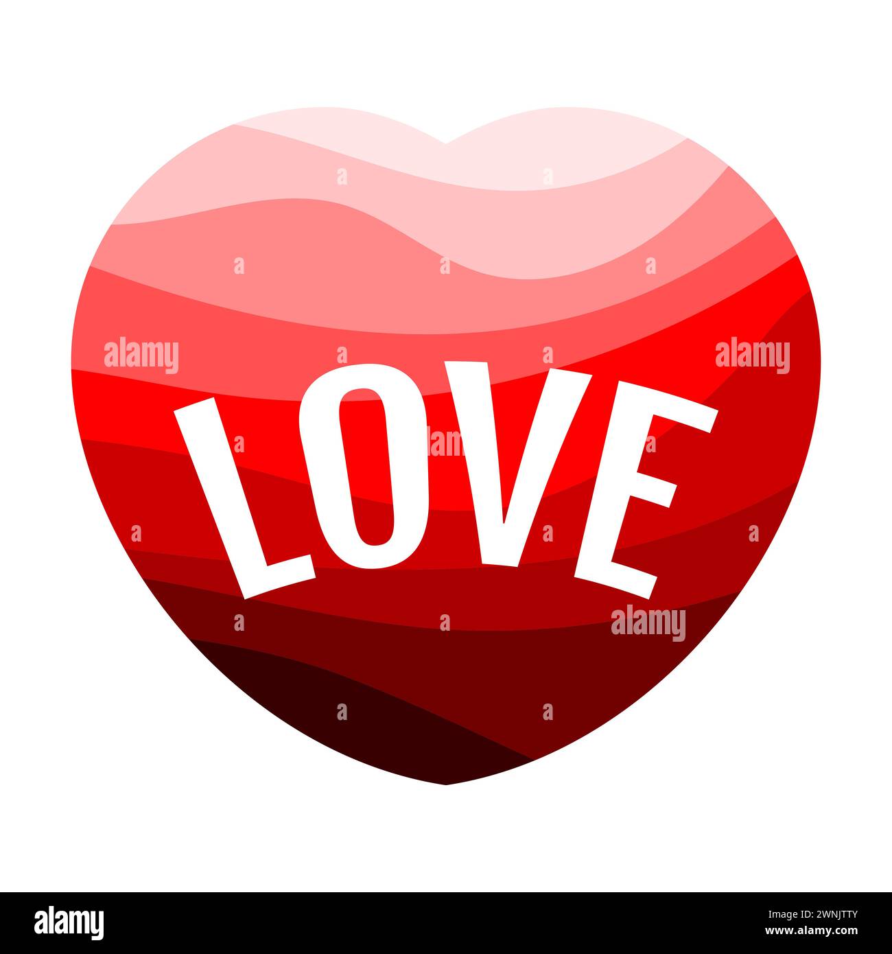 Red heart inscription on Stock Vector Images - Alamy