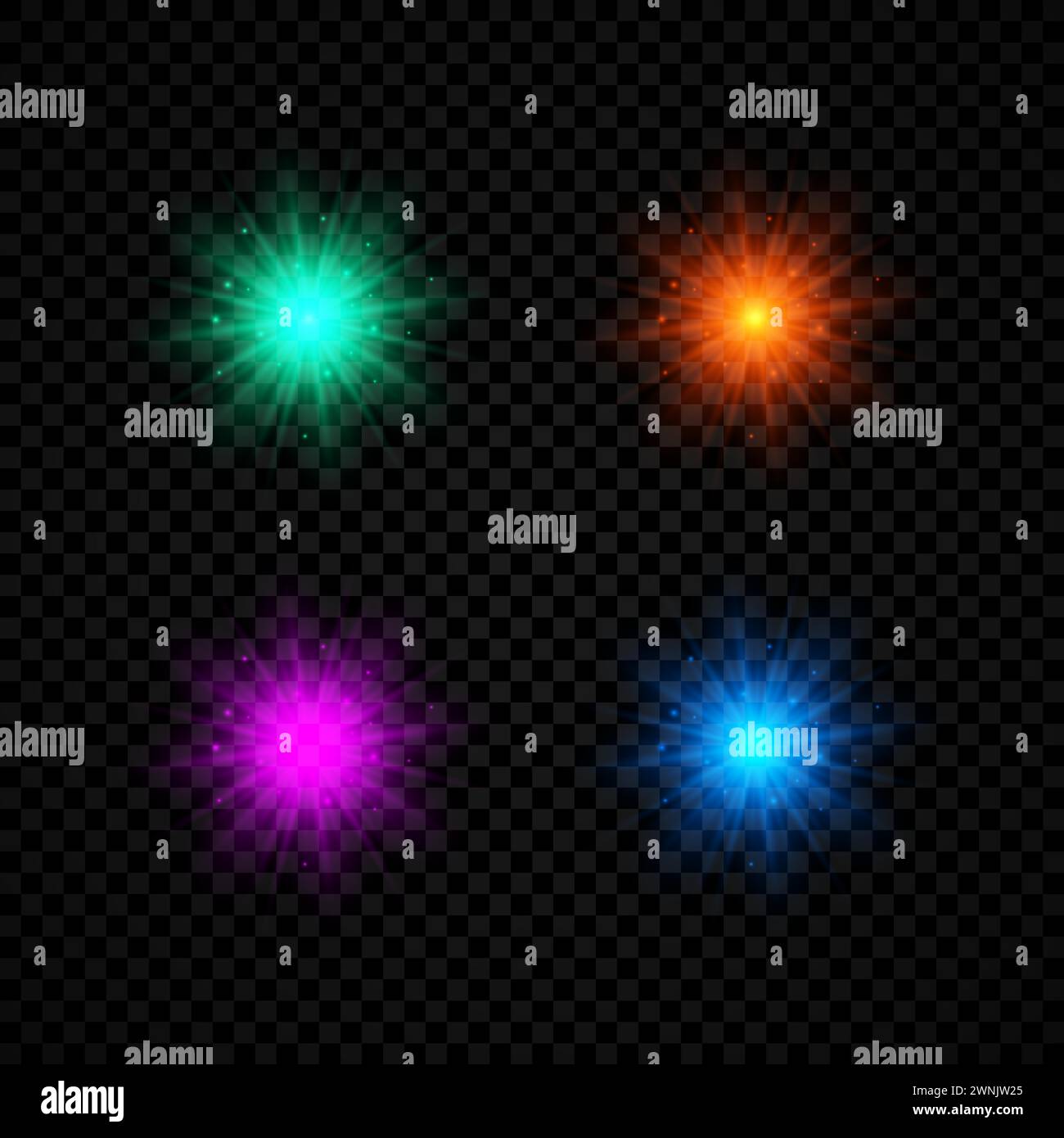 Special effects on set Stock Vector Images - Alamy