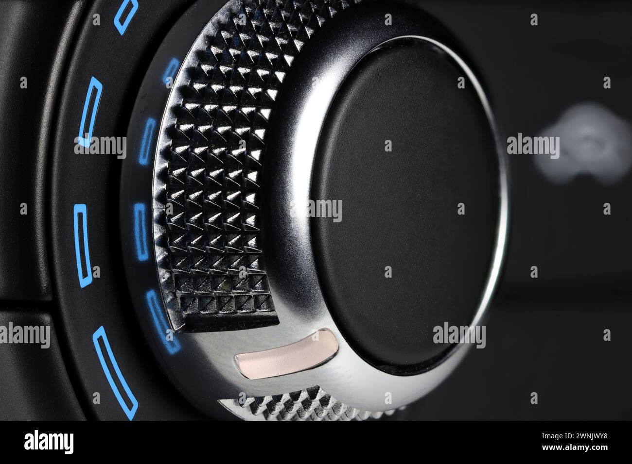 temperature control switch inside a car - cold Stock Photo - Alamy