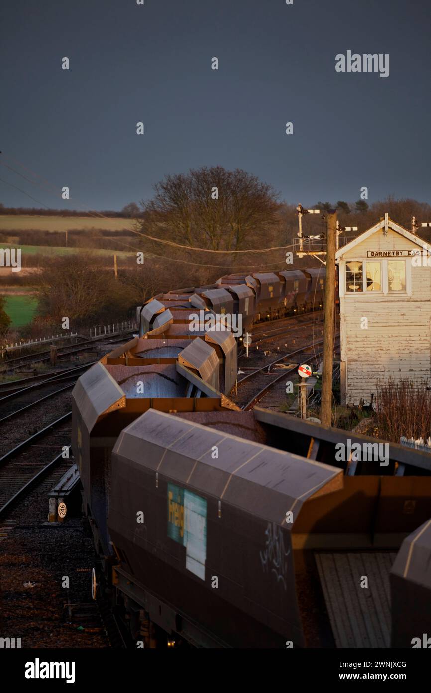 Block Merry go round coal train operated by Freightliner heavy haul ...
