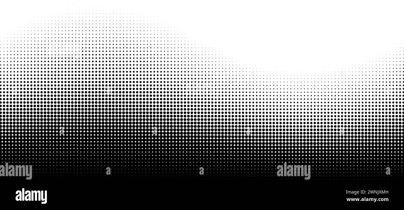 Abstract monochrome grunge halftone pattern. Vector illustration Stock ...