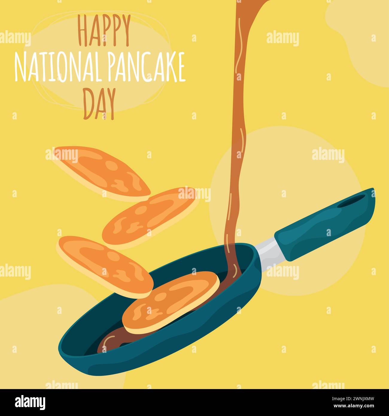 National pancake day background Vector Stock Vector Image & Art - Alamy