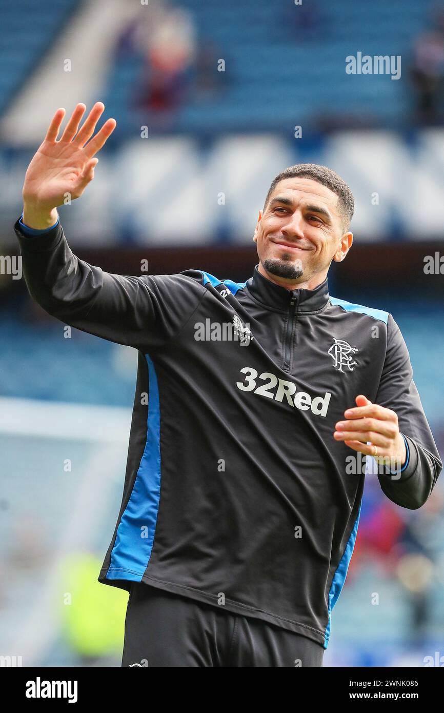 LEON BALOGUN, professional football player, playing for Rangers FC ...