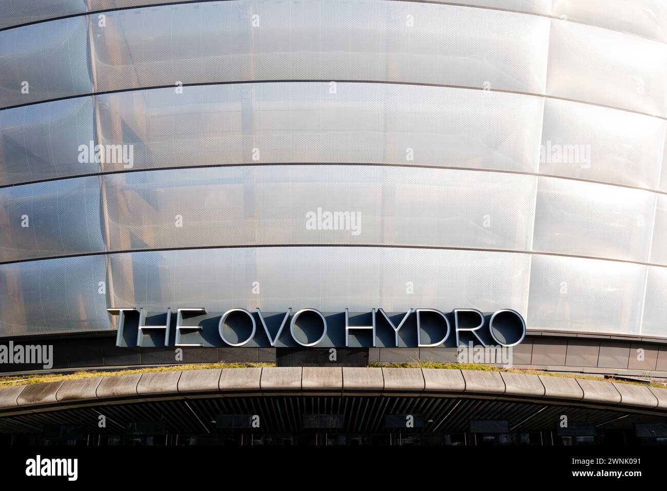 Glasgow Scotland: 13th Feb 2024: exterior of The Hydro Arena in Glasgow ...