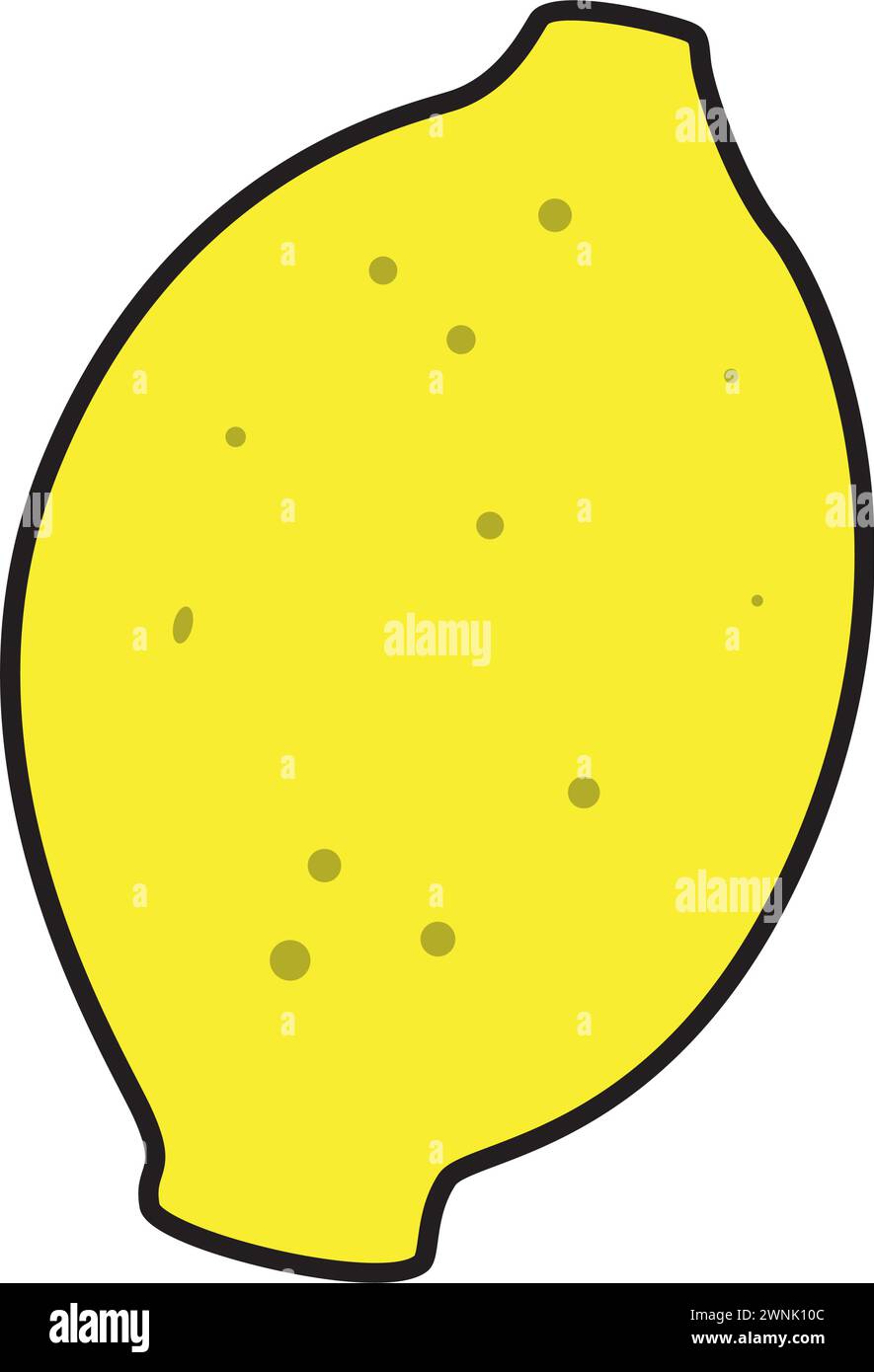 Colored lemon fruit icon Vector Stock Vector Image & Art - Alamy