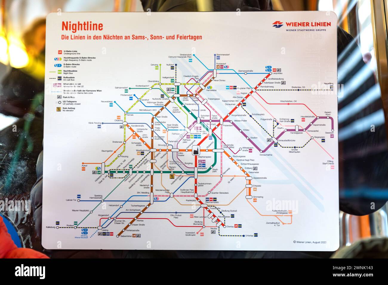 Vienna metro map hi-res stock photography and images - Alamy
