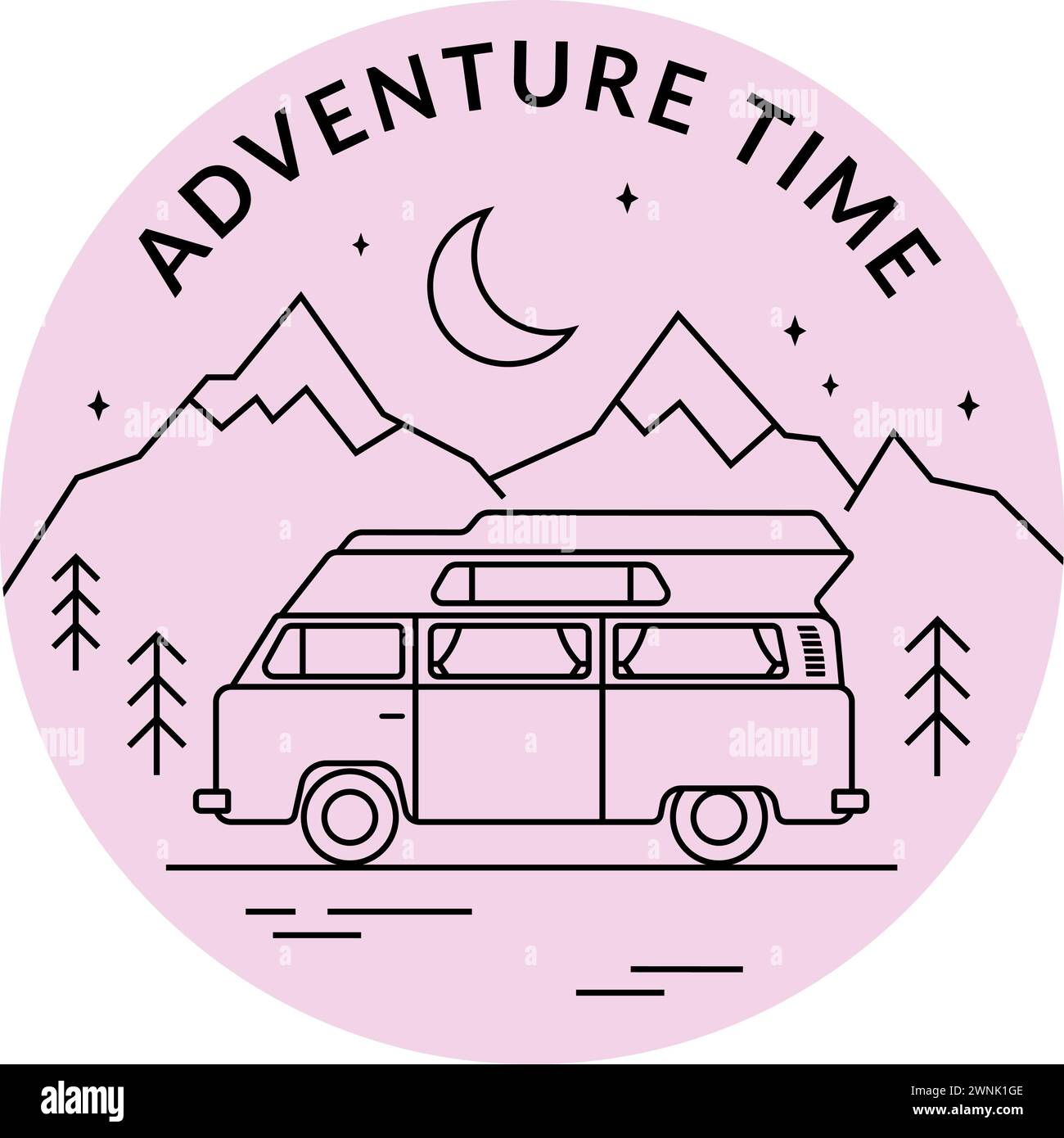 Autocaravana camper Cut Out Stock Images & Pictures - Alamy