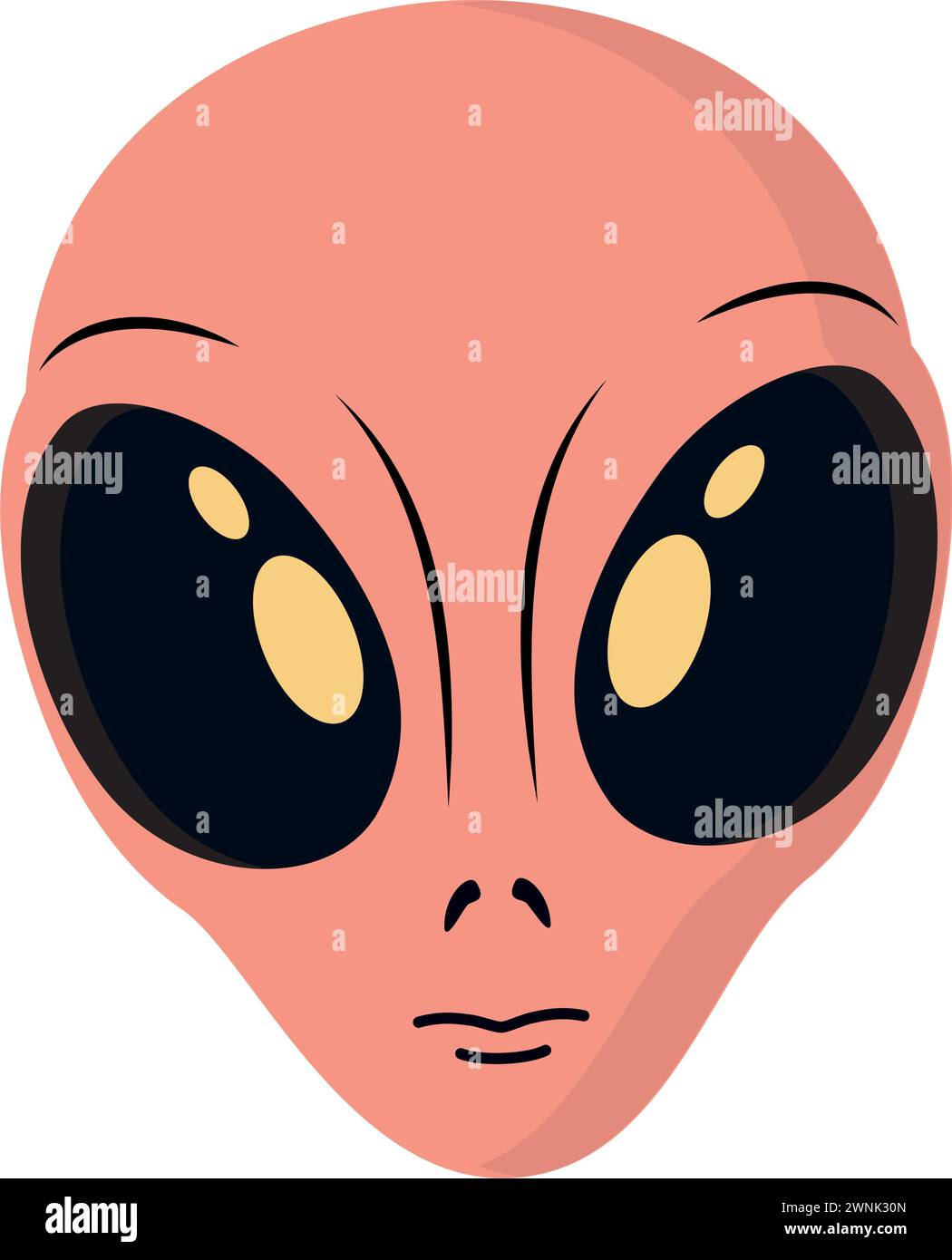 Isolated cute alien avatar Vector Stock Vector Image & Art - Alamy