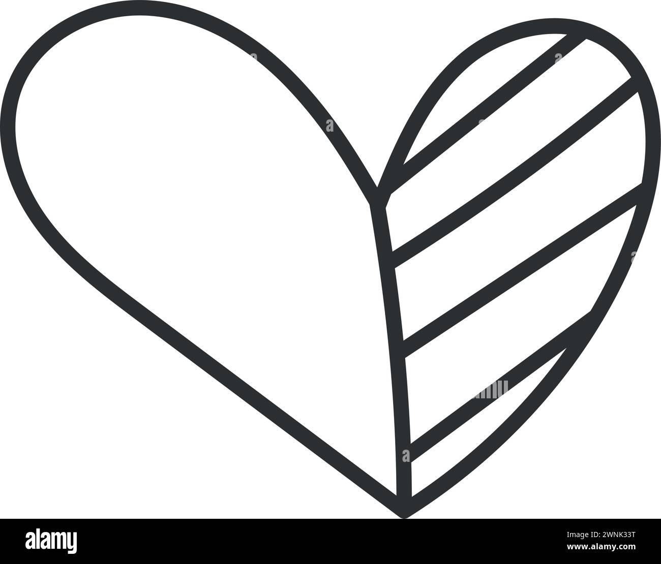 Heart sketch icon Hand Draw Vector Stock Vector Image & Art - Alamy